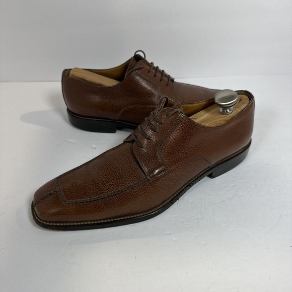 Stemar | Shoes | Vintage Stemar Brown Pebbled Leather Made In Italy ...